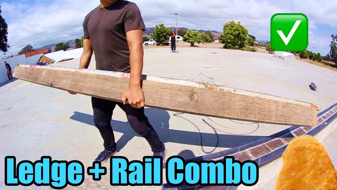 [REC CENTER LEDGE-TO-RAIL COMBO!] - YouTube