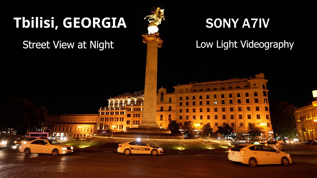 Street Videography at Night | Tbilisi | Georgia | SONY a7IV | Low Light ...