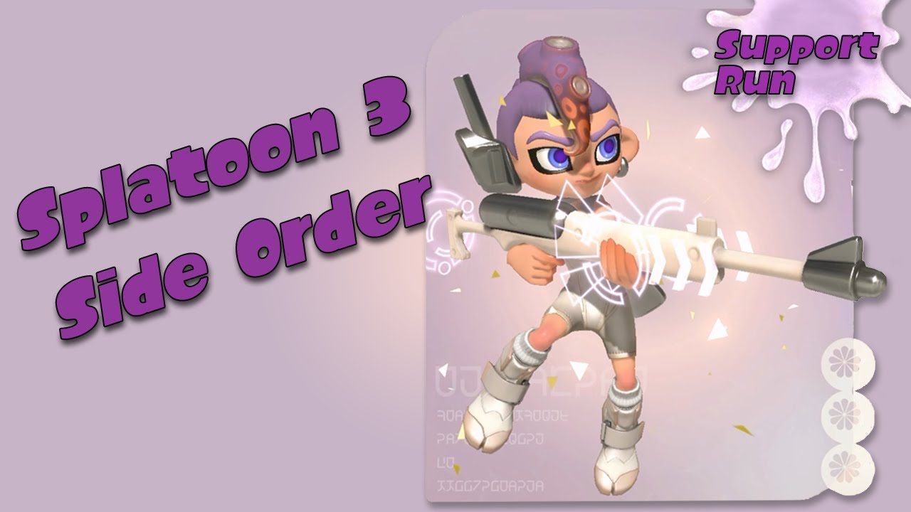 Support Chip Palette Charger Run | Splatoon 3: Side Order - YouTube