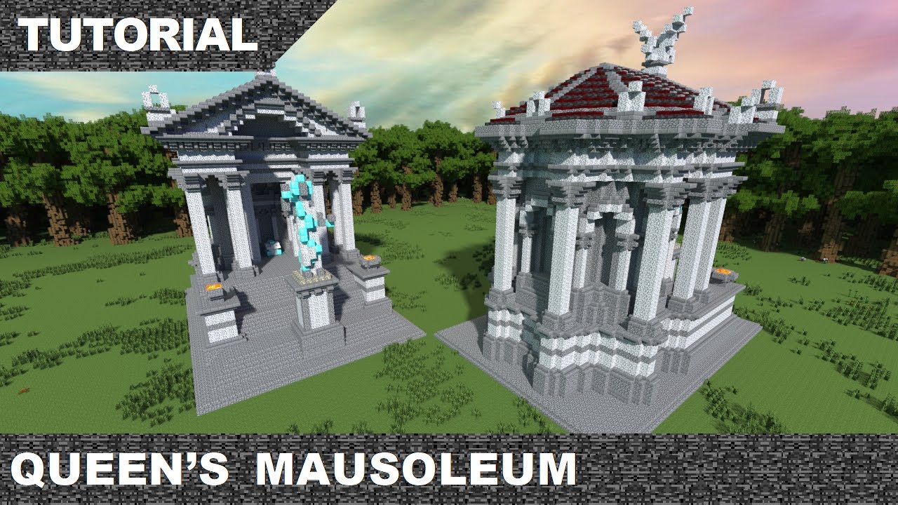 Minecraft The Queens Mausoleum Tutorial & Download - YouTube