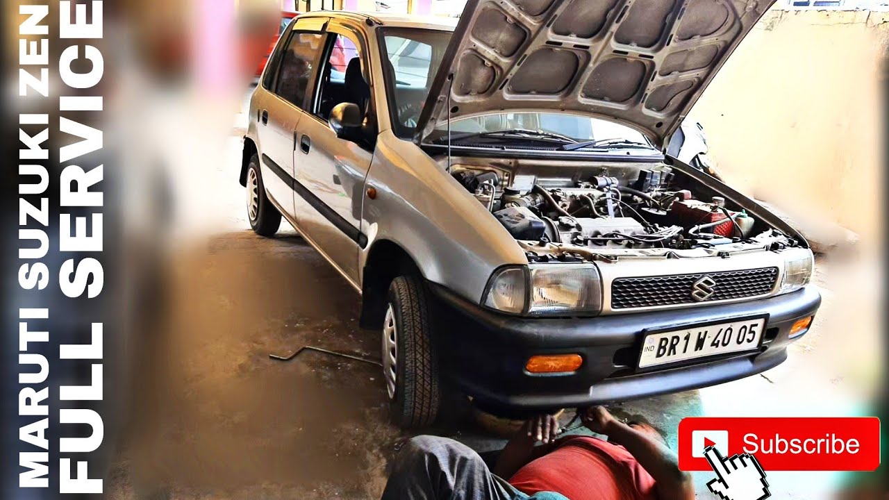 Maruti Suzuki Zen Full Service | Complete Service of Maruti Zen at Home ...