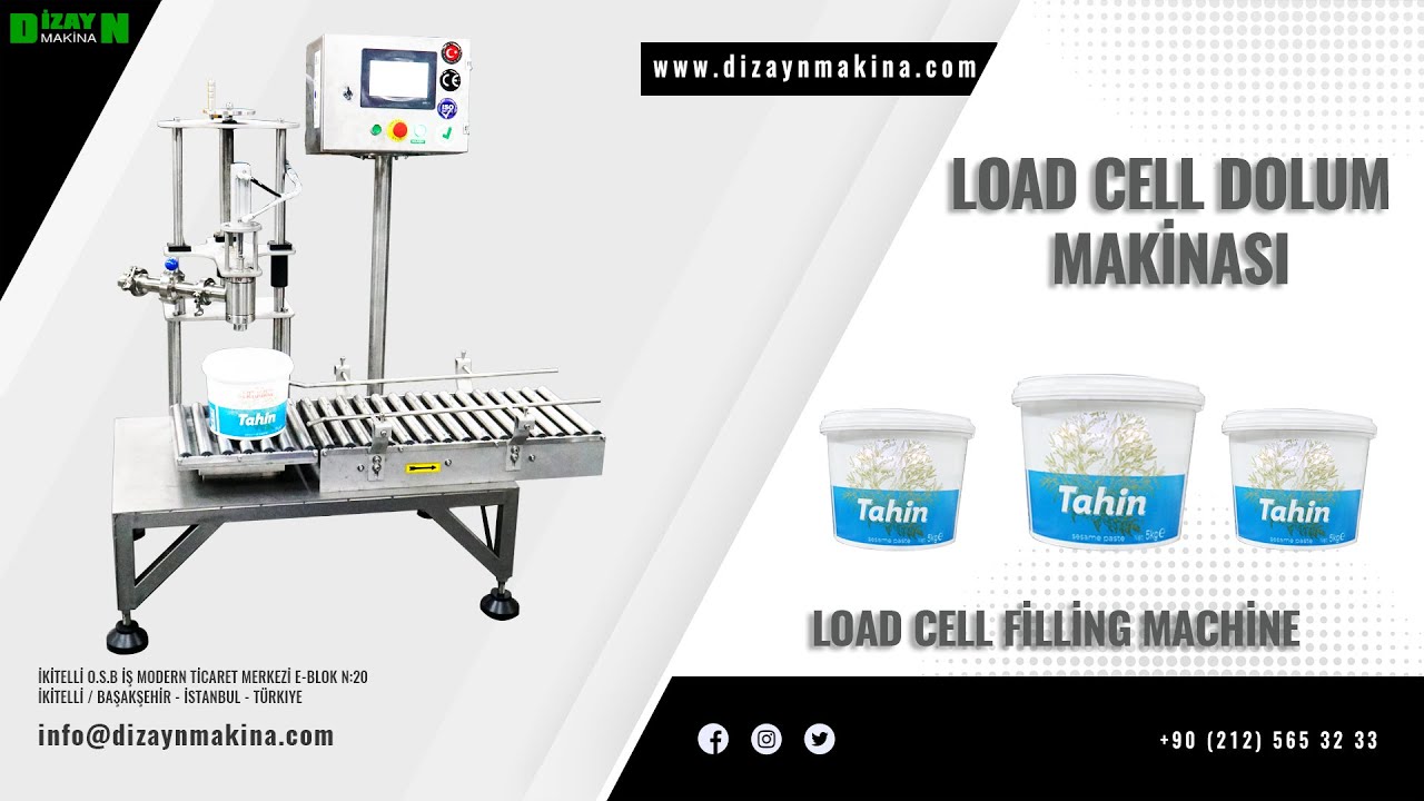 LOAD CELL DOLUM MAKİNASI - LOAD CELL FİLLİNG MACHİNE - YouTube