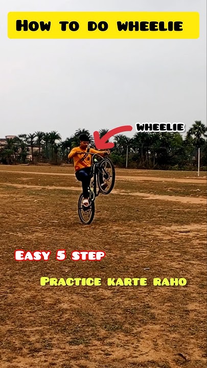 Mastering the Wheelie: 5 Simple Steps - YouTube