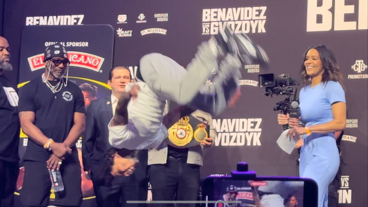 GERVONTA DAVIS BUSTS SICK BACKFLIP ON FRANK MARTIN AFTER WEIGH IN ...