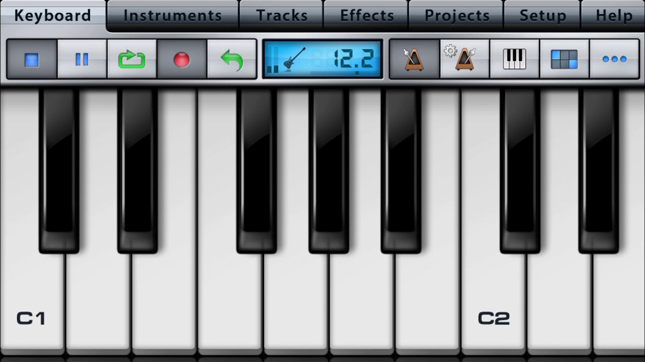 Music Studio App How To Record Simple 4 Track - YouTube