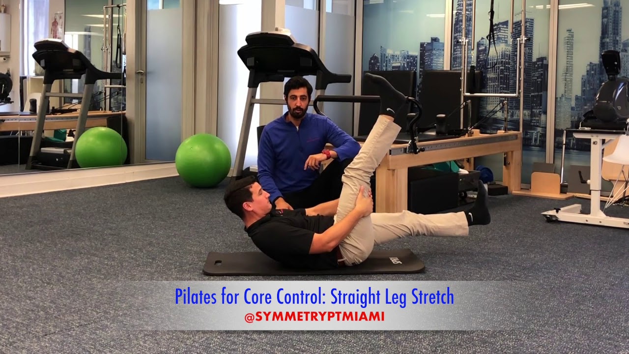 Pilates for Core Control: Straight Leg Stretch - YouTube
