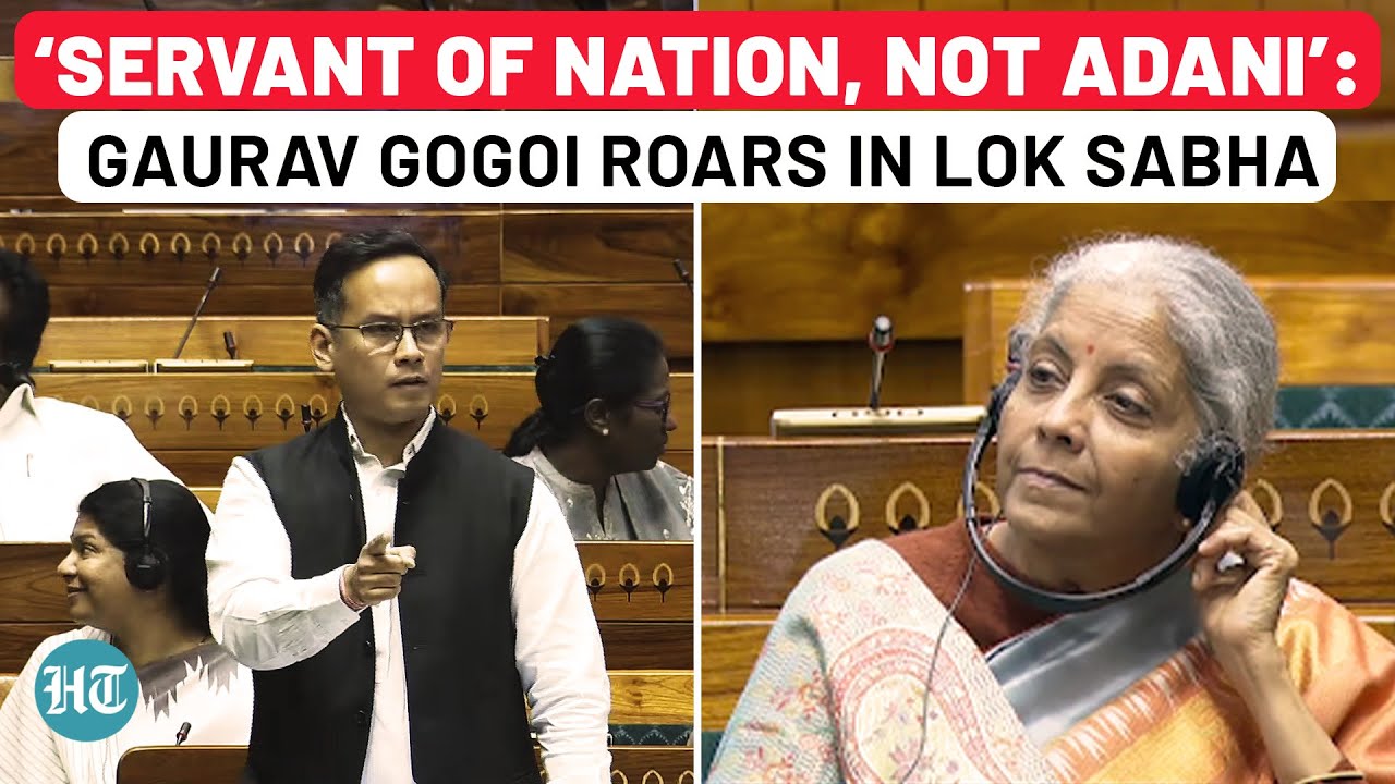 Gaurav Gogoi Triggers Fireworks In Lok Sabha With Scathing Attack On ...
