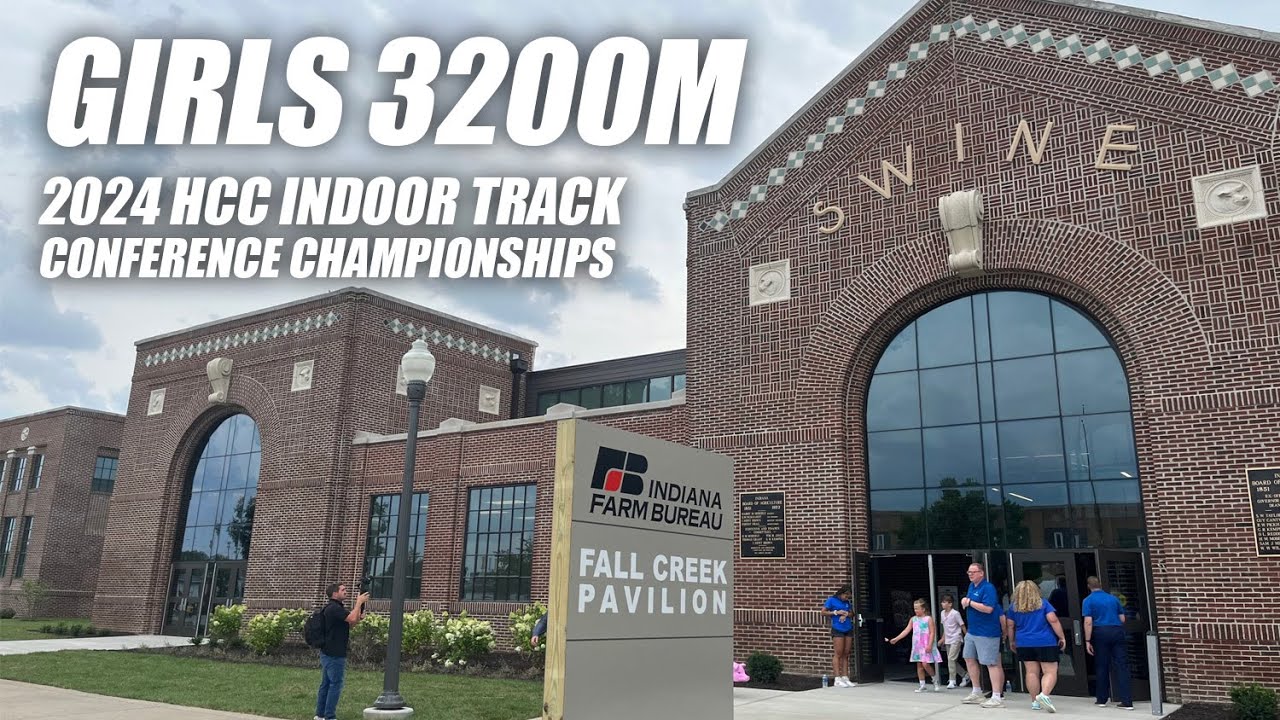 Girls 3200M – 2024 HCC Indoor Invitational - Jessica Hegedus - YouTube