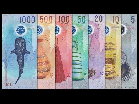 Maldives 🇲🇻 polymer currency collection | Buy polymer bank notes online ...