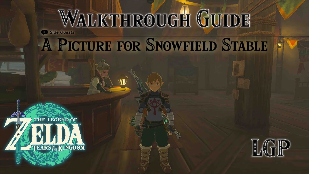 Tears Of The Kingdom | A Picture For Snowfield Stable - Side Quest ...
