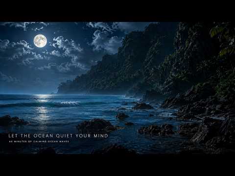Kuai Moonlit Ocean Waves 🌙 60 Minutes of Calming Sounds for Sleep, Stress Relief & Relaxation