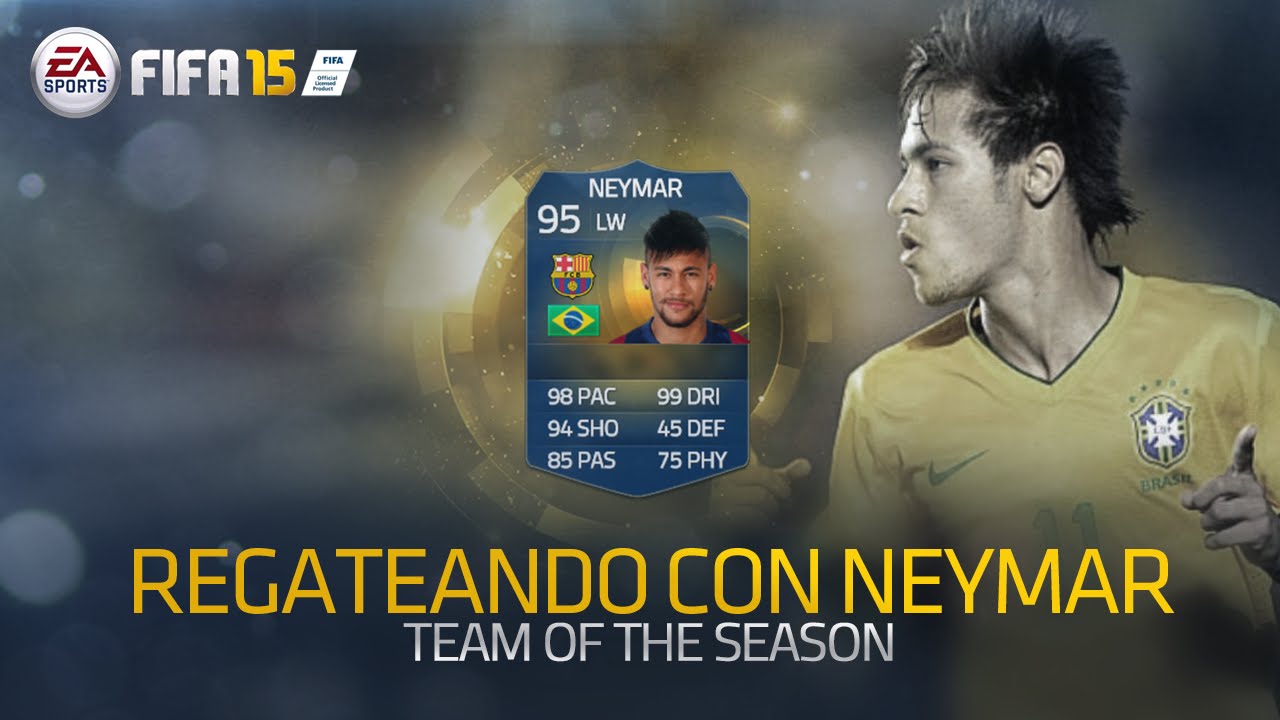 Regateando con Neymar TOTS 95 | FIFA 15 Ultimate Team - YouTube