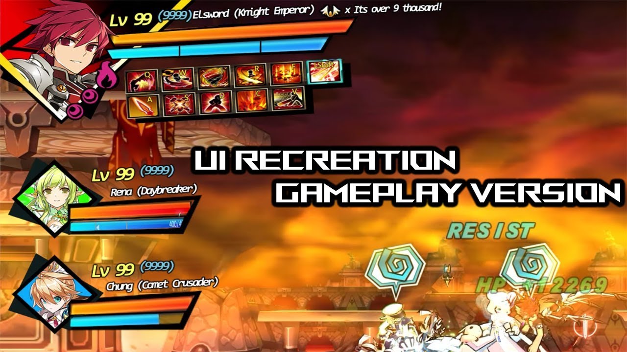 [Elsword] UI Update Recreation Gameplay - YouTube