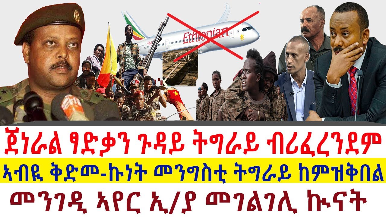Tigray News || ጀነራል ፃድቃን ጉዳይ ትግራይ ብሪፈረንደም | ኣብዪ ቅድመ-ኩነት መንግስቲ ትግራይ ...