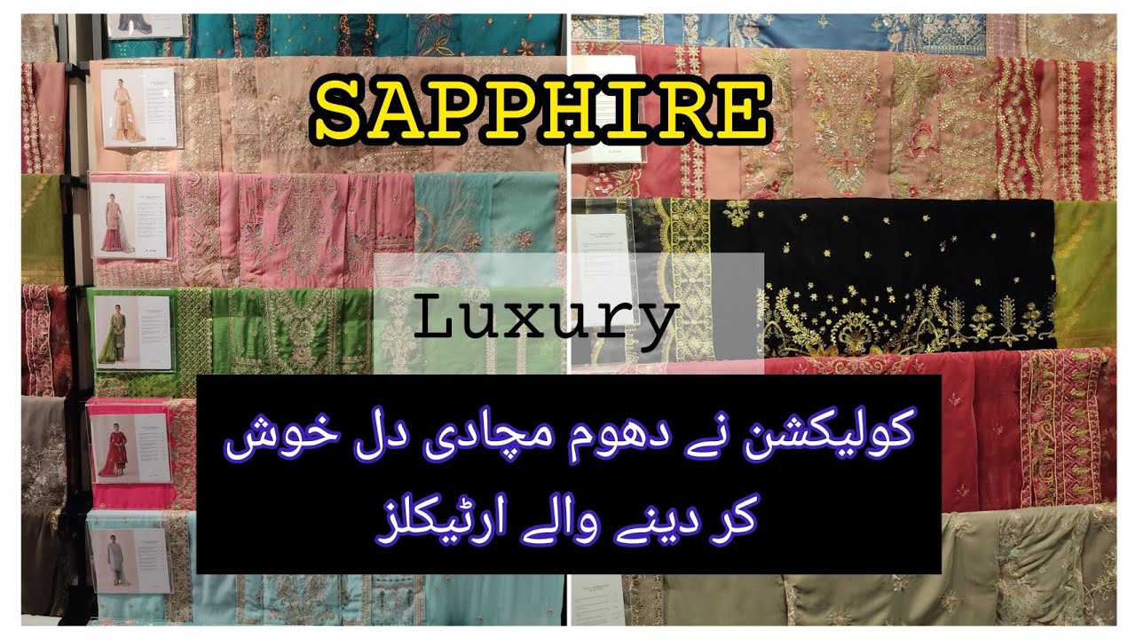 Sapphire new luxury collection/sapphire fancy winter articles/ sapphire ...