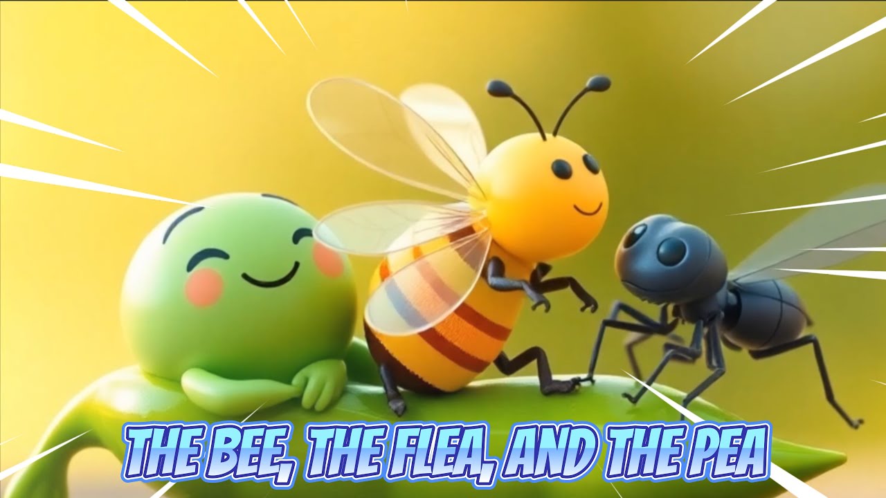 The Bee, The Flea and the Pea | A Story with Moral Lesson | Bedtime ...