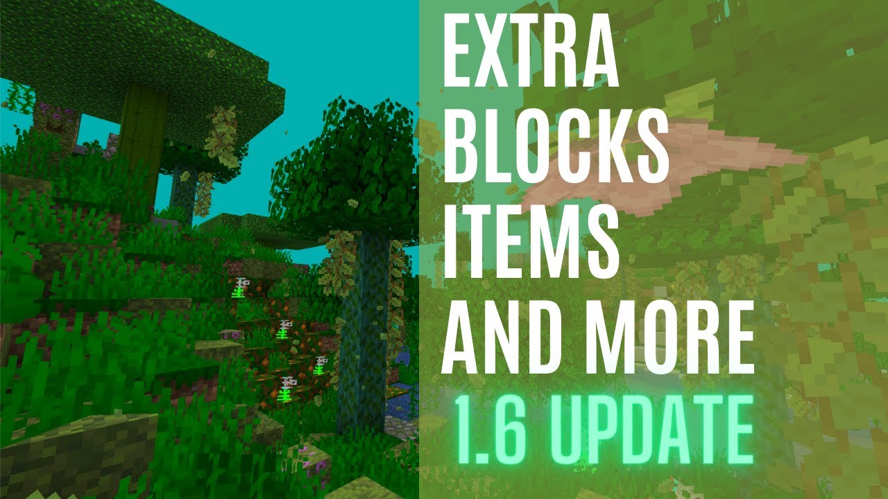 Minecraft Mod: Extra Blocks, Items and more- 1.6 showcase - YouTube