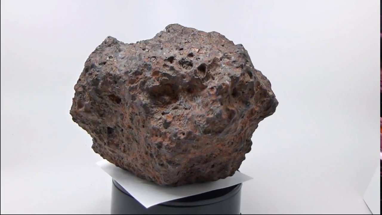 Springwater Meteorite Endcut 3.4 KG - YouTube