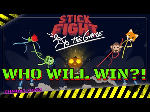 Stick Fight - The Game | RGR | A Fox, A Rose, & A Caveman Get Into A Fight!