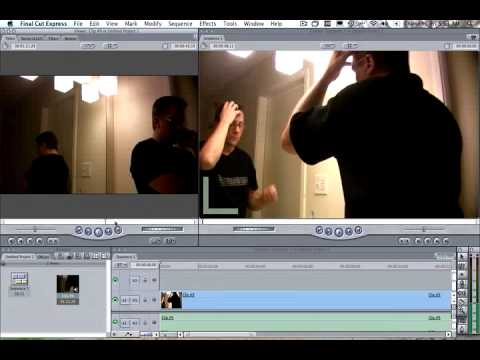 FCE Final Cut Express Tricks - Mirror Trick 2 Instructional - YouTube