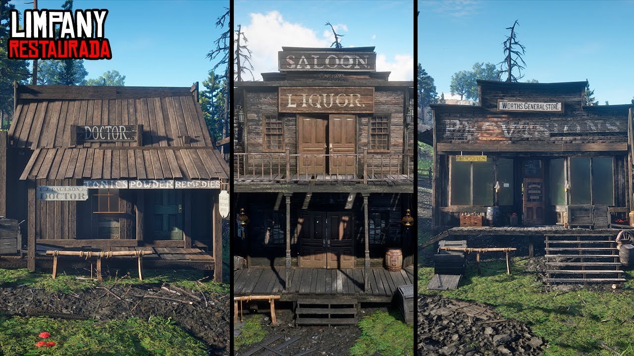 Limpany Restaurada em Red Dead Redemption 2 - YouTube