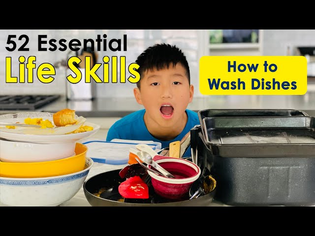 Kids Washing Dishes