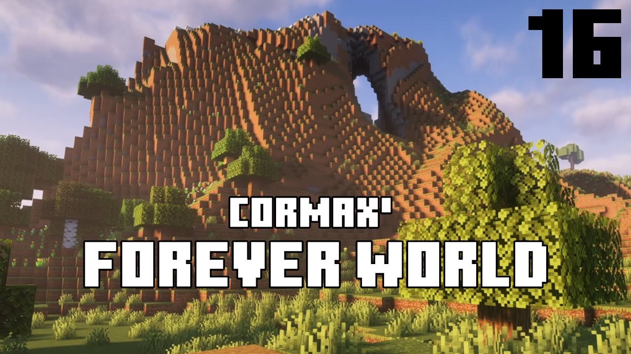Chapel completed! [16] Cormax' Forever World | Minecraft Gameplay - YouTube