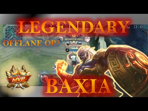 BAXIA MOBILE LEGENDS GAMEPLAY ~ BAXIA BEST BUILD / BAXIA TUTORIAL ...