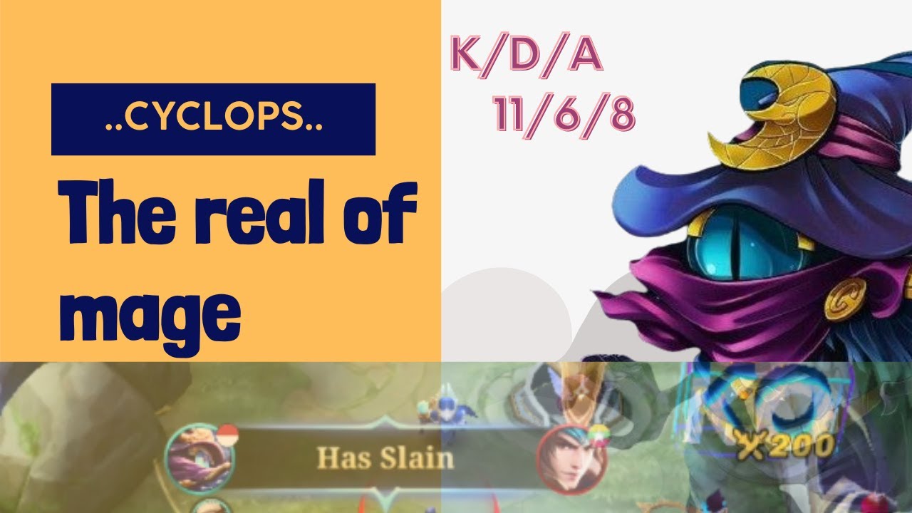 Cyclops is real mage | best mage 2022 | best build 2022 | MLBB - YouTube