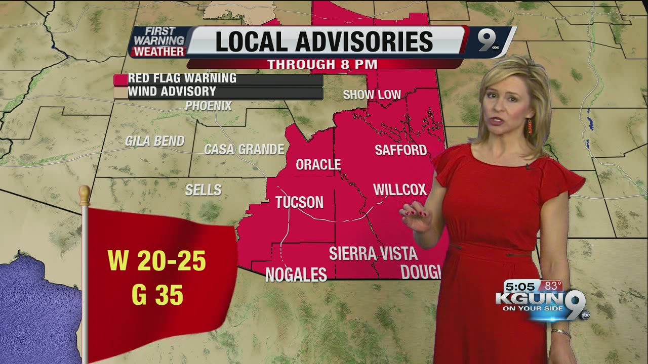 Chief Meteorologist Erin Christiansen's KGUN 9 Forecast Monday, April 6 ...