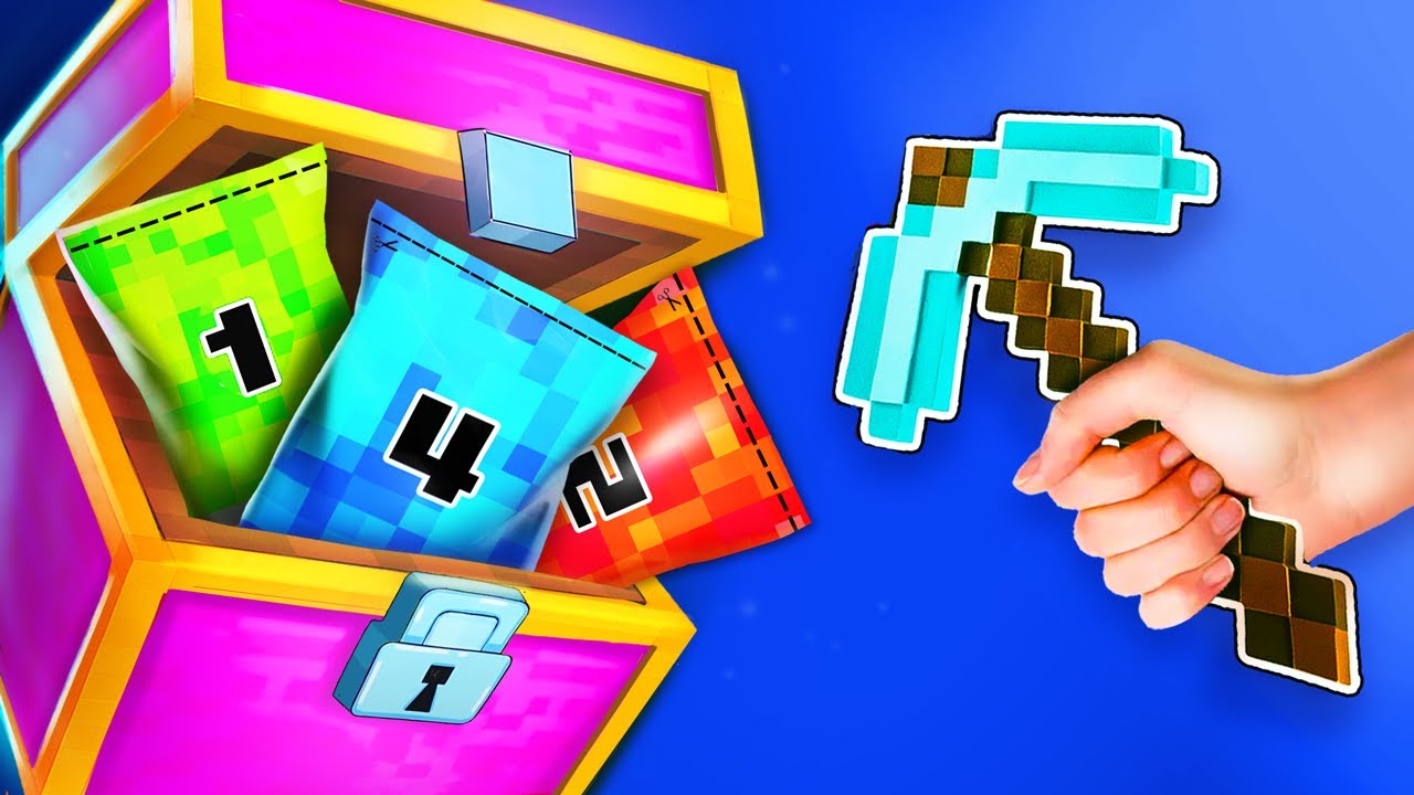 💖Paper DIY💖Minecraft Blind Box UNBOXING: Blind Bags Compilation | How ...