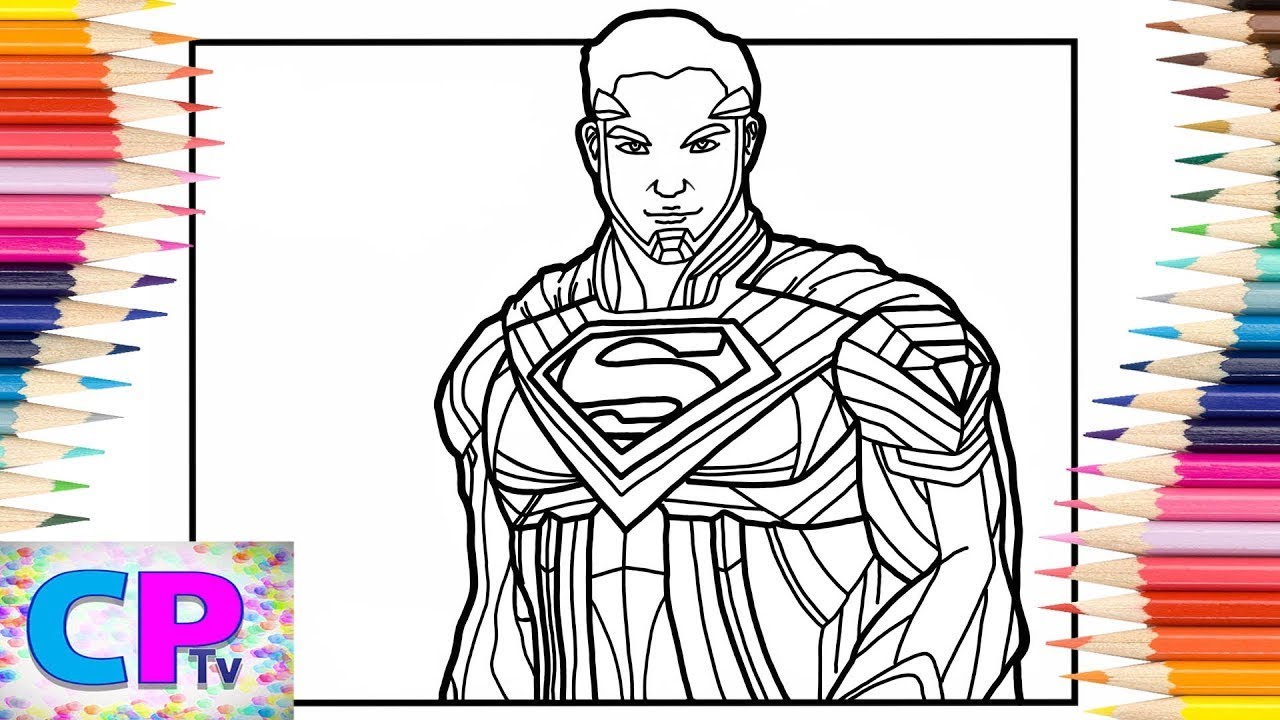 Injustice 2 Superman Coloring Pages/Superhero/Diviners - Escape/Jim ...