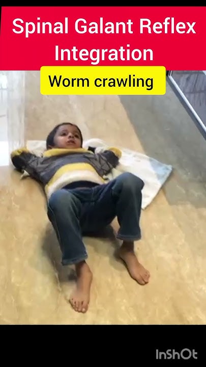 spinal galant reflex excercise/primitive reflex Integration/reduce hyperactivity - YouTube