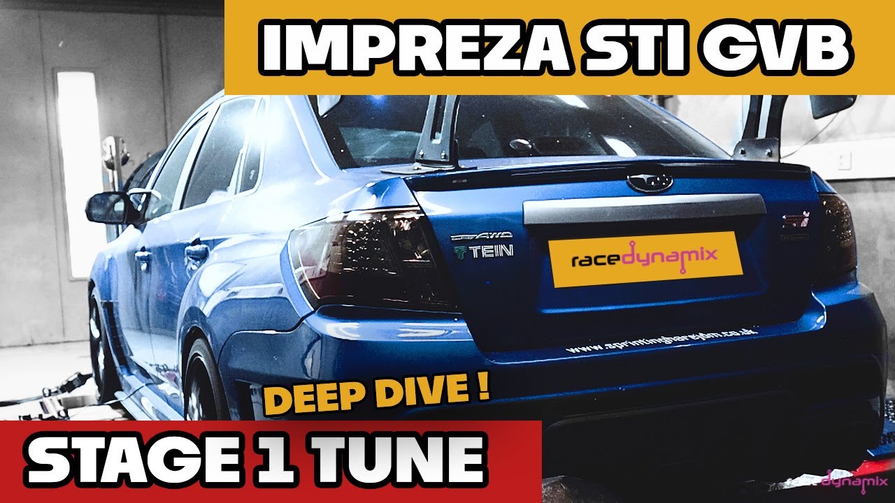 Subaru Impreza STi GVB: Deep Dive into Stage 1 Tune - YouTube