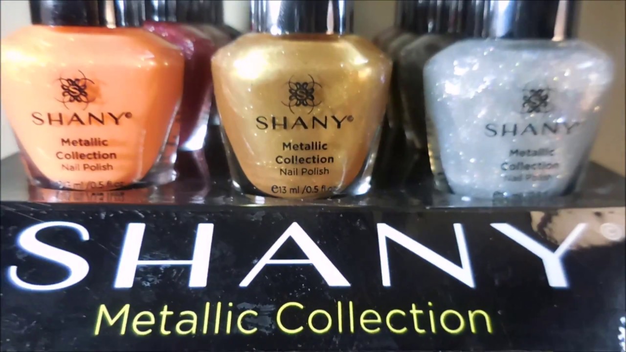 Shany Cosmetics Metallic Collection - YouTube