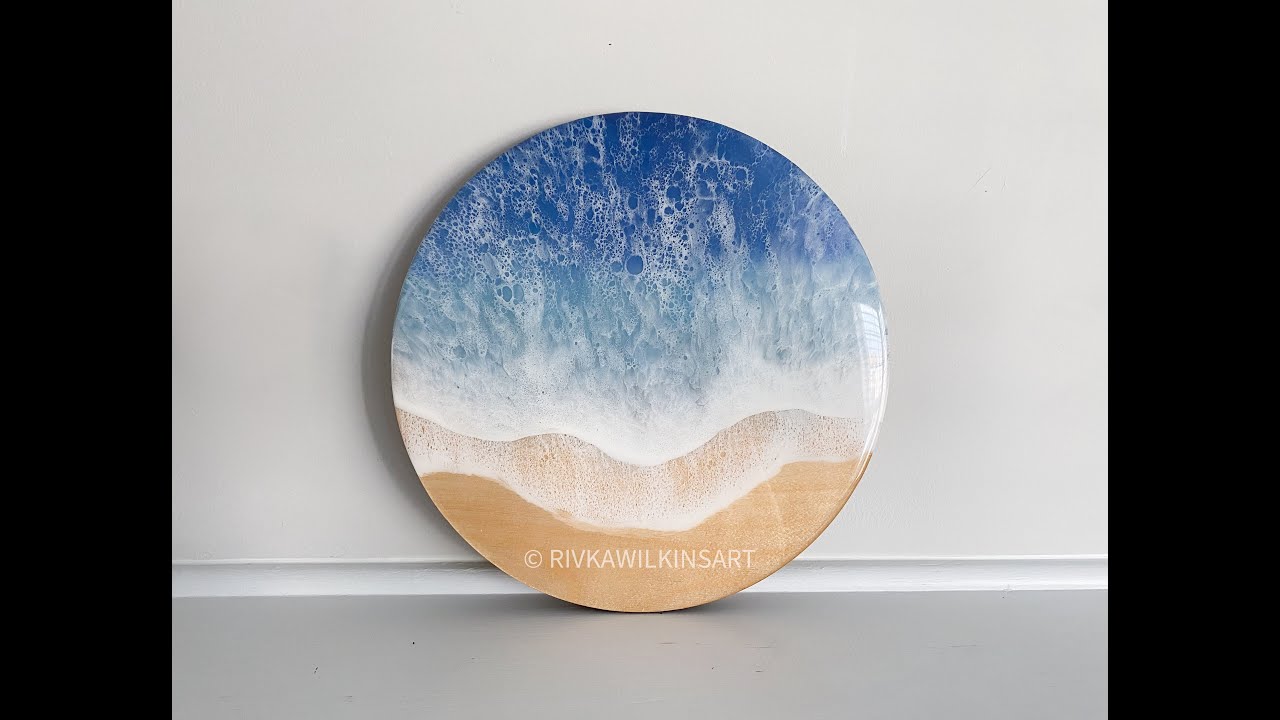 How to do an Ocean Pour with Resin - YouTube