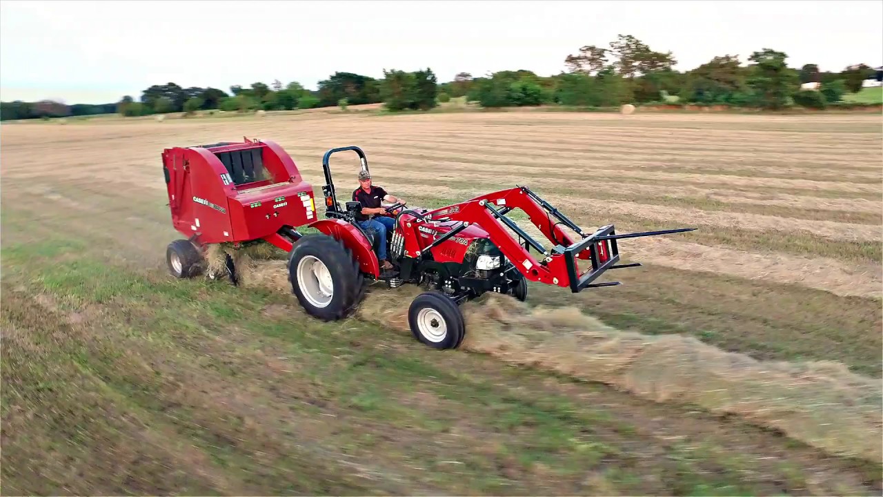 Case IH RB455A Round Baler - YouTube
