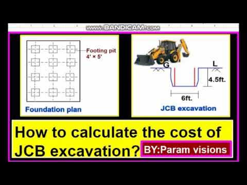 How to calculate the excavation cost of JCB?/ Calculating the ...
