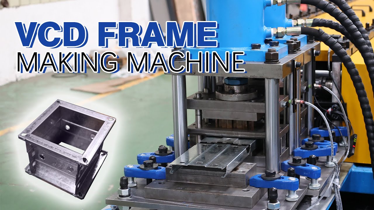 KINGREAL New Project : Volume Control Damper Frame Roll Forming Machine ...