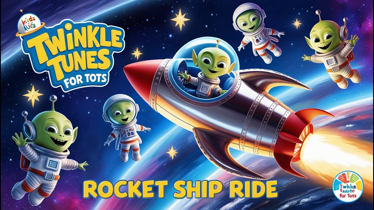Rocket Ship Ride | Twinkle Tunes for Tots | #kids #nurseryrhymes # ...