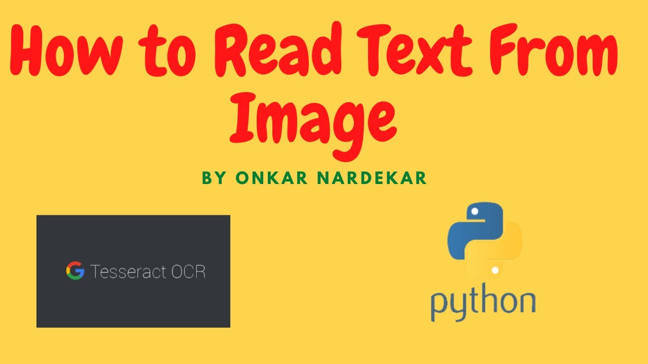 How To Read Text From Image In Python Onkar Nardekar YouTube how-to-read-text-from-image-in-python-onkar-nardekar-youtube