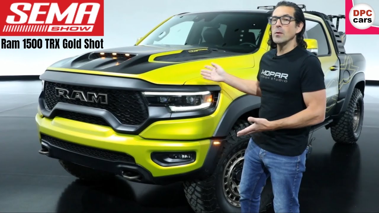 Ram 1500 TRX Gold Shot Concept SEMA 2022 - YouTube
