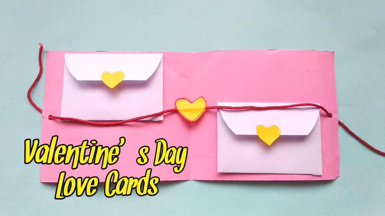 DIY Valentine's Day Love Card | How to make love card | how to make ...