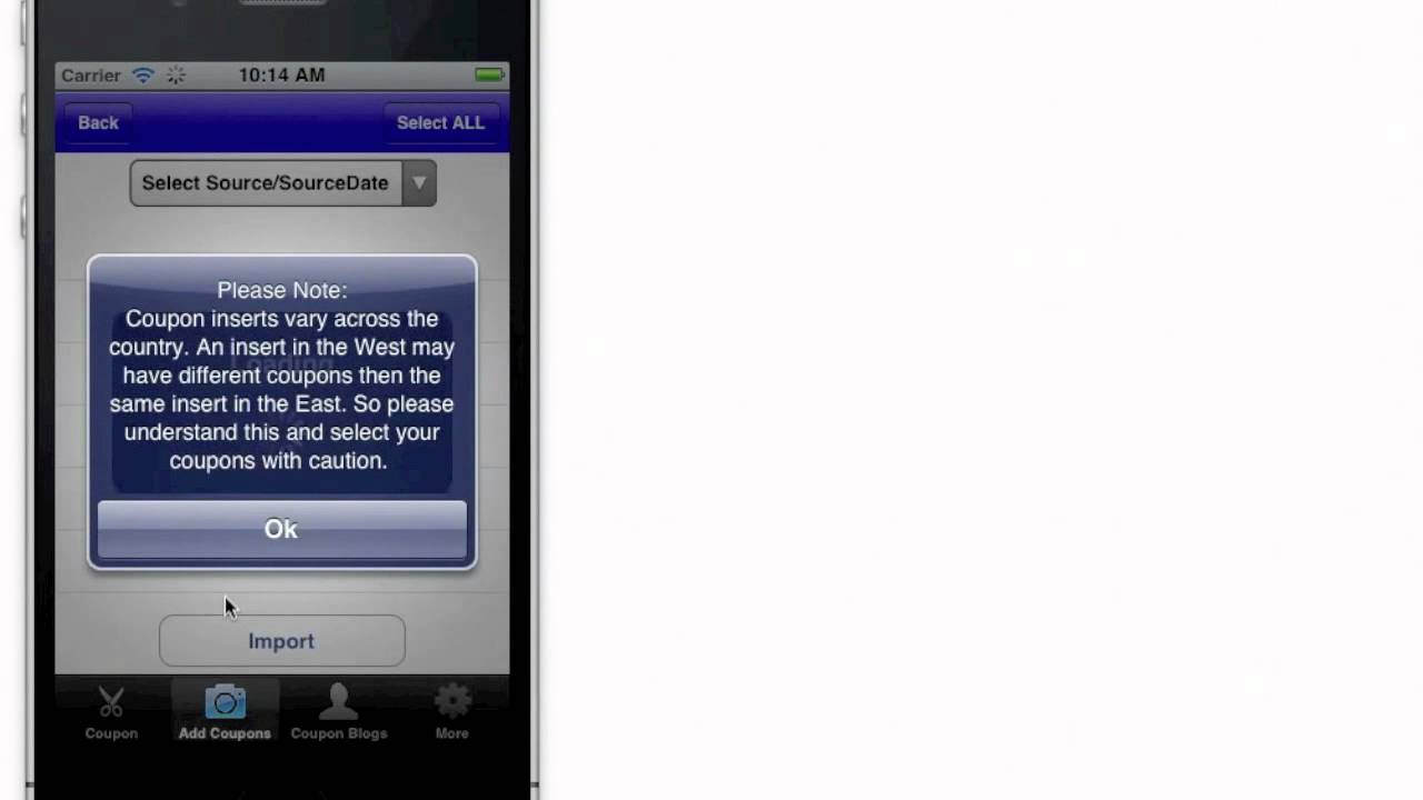 Coupon Organizer and Bar Code Scanner iPhone App - YouTube