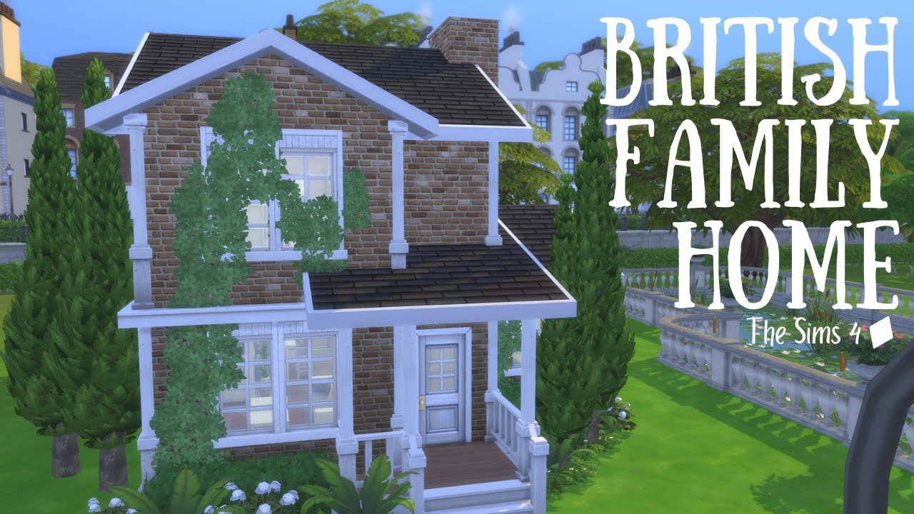 Mossy British Home | The Sims 4 Speed Build | - YouTube
