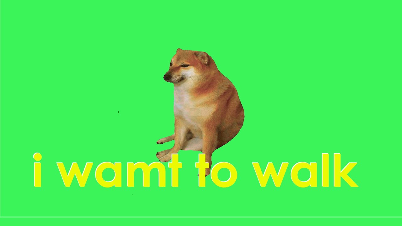 How to make Cheems/doge walk | 2D animation | how to make any character ...