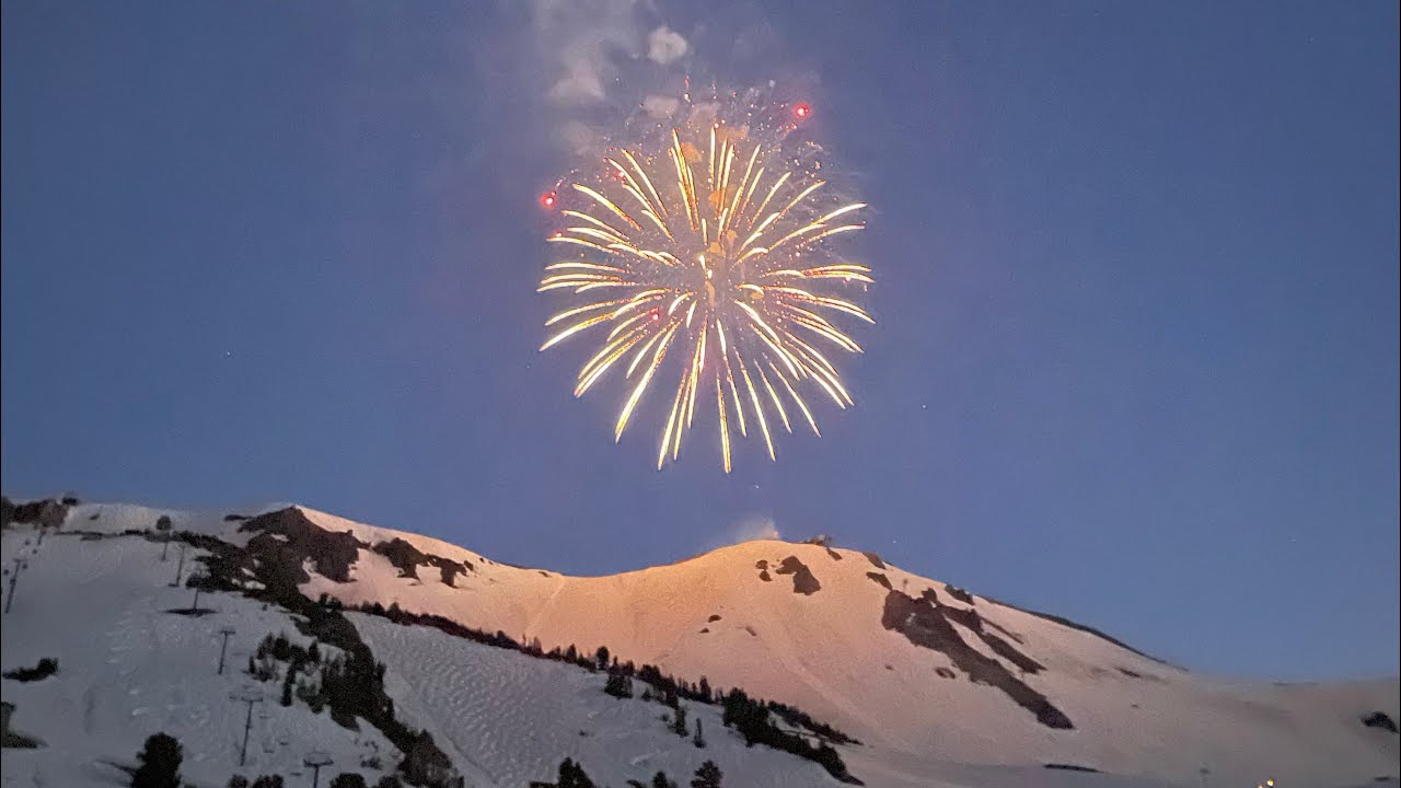 July 4th fireworks at Mammoth Mountain 07/2023 - YouTube