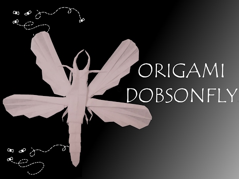 Origami Dobsonfly Tutorial Part II | by Brian Chan - YouTube