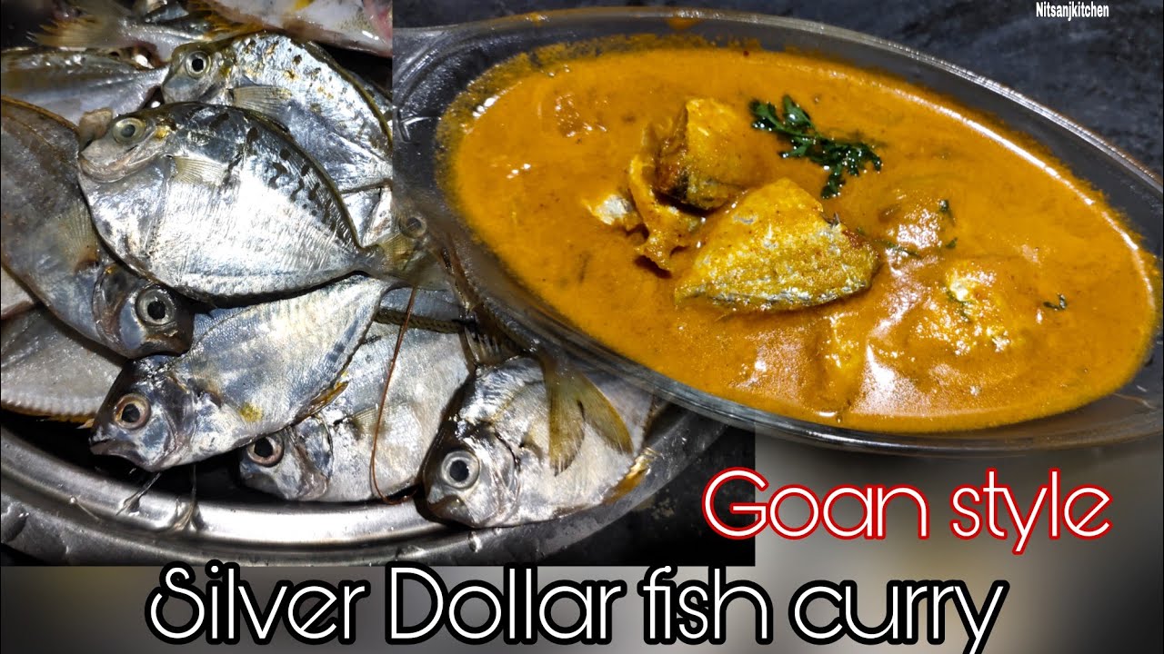 Goan style Silver dollar fish curry| khapa che hooman|Fish curry # ...