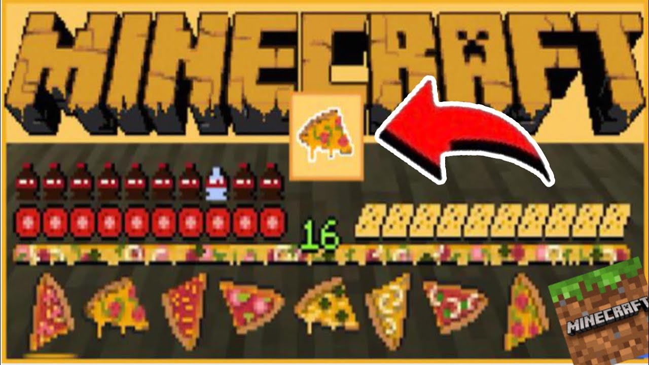 MINECRAFT PE TEXTURE PACKS PIZZA 🍕 | Background Minecraft PIZZA 🍕 - YouTube